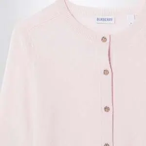 Burberry Cardigan In Wool And Cashmere