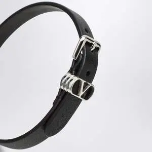 Valentino Garavani Vlogo Signature Bracelet In Leather