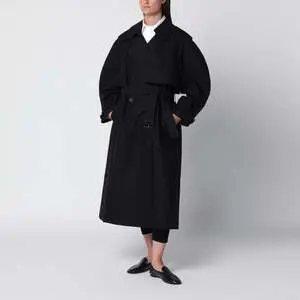 ANINE BING Pascale Cotton Maxi Trench Coat