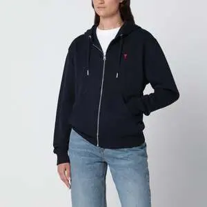 AMI Paris De Coeur Hoodie Midnight