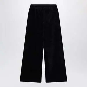 Chloé Navy Cotton Velvet Track Pants