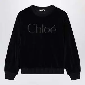 Chloé Navy Organic Cotton Sweatshirt