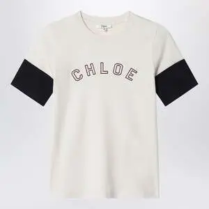 Chloé Ivory Cotton T-shirt - White