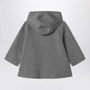 Chloé Melange Cotton Cape With Embroidery