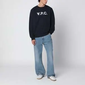 A.p.c. Standard Grand Vpc Dark Cotton Sweatshirt