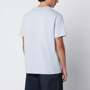 A.p.c. Rue Madame T-shirt In Blue Cotton - Light Blue