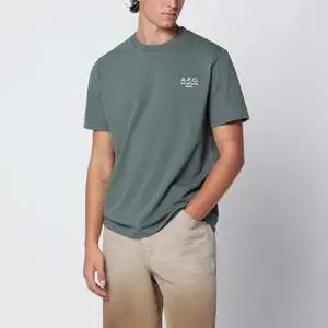 A.p.c. Rue Madame T-shirt In Cotton - Green