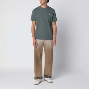 A.p.c. Rue Madame T-shirt In Cotton - Green