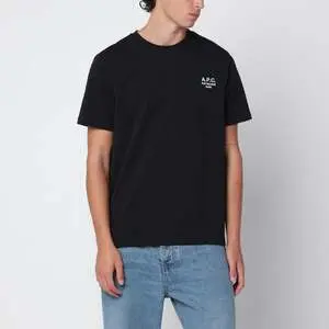 A.p.c. Rue Madame T-shirt In Cotton - Black