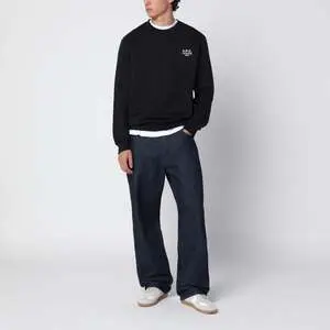 A.p.c. Rue Madame Sweatshirt In Cotton - Black