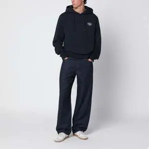 A.p.c. Navy Cotton Hoodie
