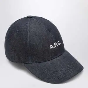 A.p.c. Charlie Indigo Cotton Baseball Cap - Blue