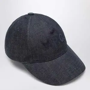 A.p.c. Indigo Cotton Baseball Cap