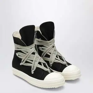 Rick Owens Megalace Sneakers In Denim