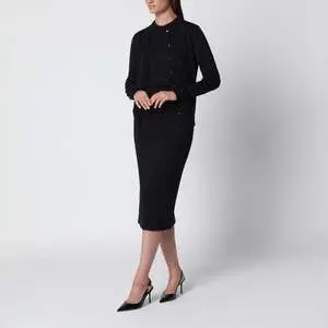 Dolce & Gabbana Cashmere And Silk Top - Black
