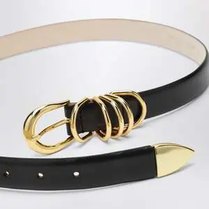 DEHANCHE Hollyhock Belt /gold In Leather