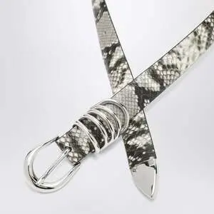 DEHANCHE Hollyhock Belt In Python-effect Leather