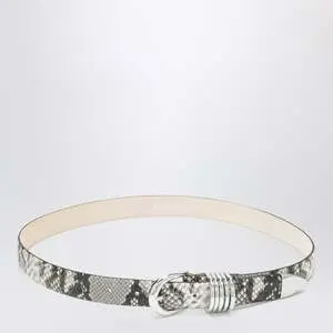 DEHANCHE Hollyhock Belt In Python-effect Leather Print
