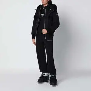 Moose Knuckles Debbie Original Hooded Bomber Jacket
