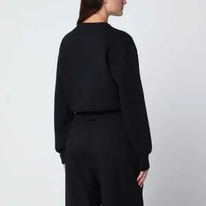LEMAIRE Charcoal-colored Alpaca Blend Zip-up Sweater