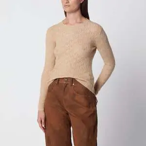 Isabel Marant Étoile Obeline Camel Baby Alpaca Sweater