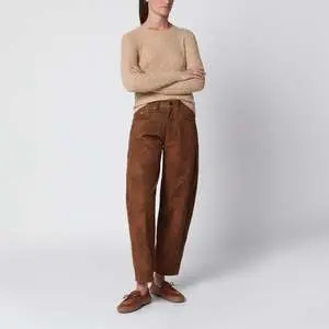 Isabel Marant Étoile Obeline Camel Baby Alpaca Sweater