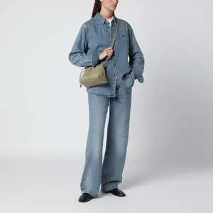 A.p.c. Clay Ninon Mini Recycled Leather-effect Bag - Green