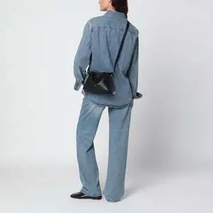 A.p.c. Ninon Mini Bag With Recycled Leather Effect - Black