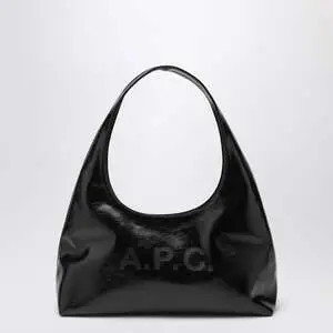 A.p.c. Baby Ninon Leather-effect Shoulder Bag - Black