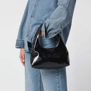 A.p.c. Baby Ninon Leather-effect Shoulder Bag