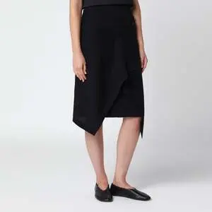 LEMAIRE Merino Wool Blend Midi Skirt