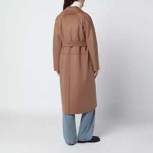Max Mara Camel-colored Wool And Cashmere Midi Coat