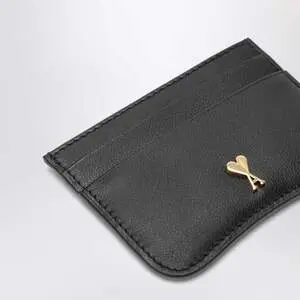 AMI Paris De Coeur Cardholder In Leather