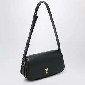 AMI Paris Paris Paris Leather Shoulder Bag