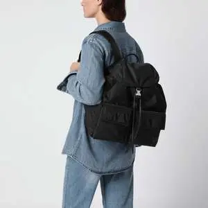 AMI Paris Marcel Nylon Backpack