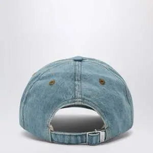 AMI Paris De Caur Cotton Denim Cap