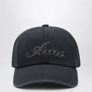 AMI Paris Faded Cotton Cap