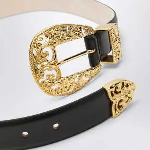DEHANCHE Versailles Belt /gold In Leather