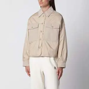 Max Mara Almond Reversible Cropped Jacket