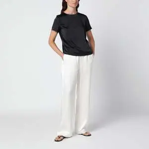 Max Mara Satin Crew Neck T-shirt