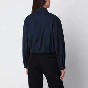 Max Mara Short Wool Jacket - Blue