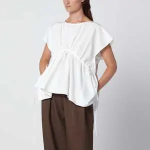 Max Mara Cotton Poplin Blouse - White