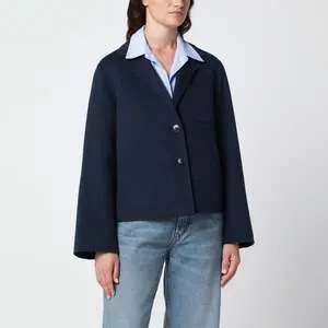 Max Mara Cropped Jacket In Wool-blend Cloth