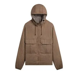 Kith Layered Stripe Raj Jacket 'gobi - Brown