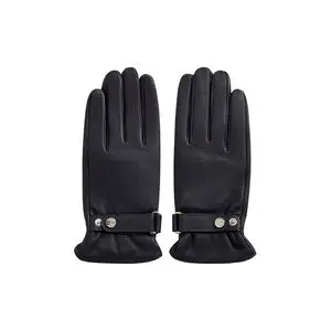Kith Tumbled Leather Manhattan Gloves 'ink - Black