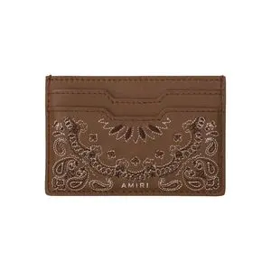 Amiri Bandana Card Holder 'oatmeal - Tan