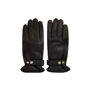 Kith Tumbled Leather Manhattan Gloves - Black