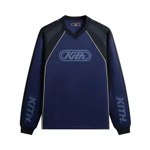 Kith Mesh Donovan Jersey 'trench - Blue