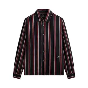 Kith Striped Jacquard Thompson Shirt 'nocturnal - Blue