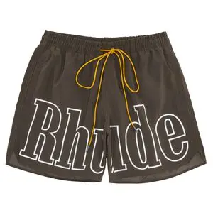 Rhude Logo Swim Trunk 'dark - Grey